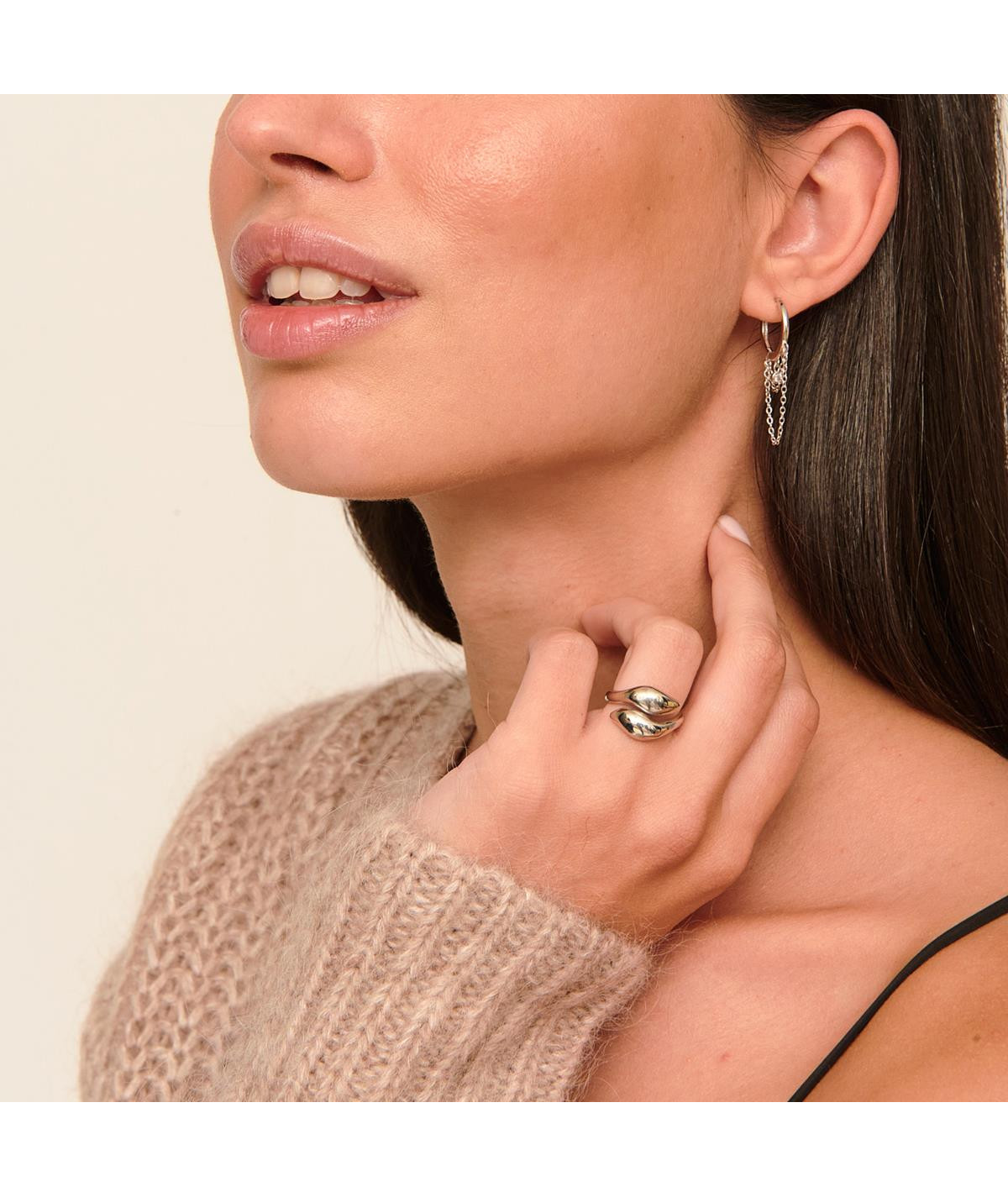 Mezea by Brelery - Anillo Nala Plata